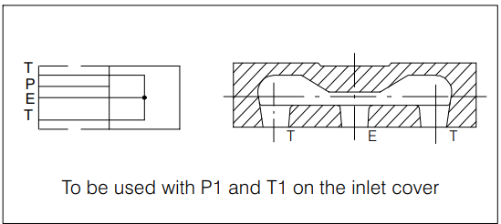 Bucher HDS11 P11 Outlet Manifold Open Centre No Ports | Flowfit