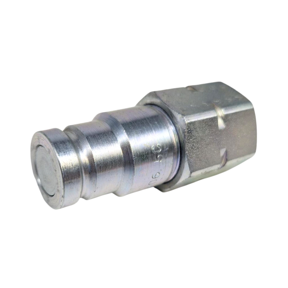 Hydraulic Male Flat Face Coupling, DN09, 3/8" BSP, Max Pressure 350 Bar