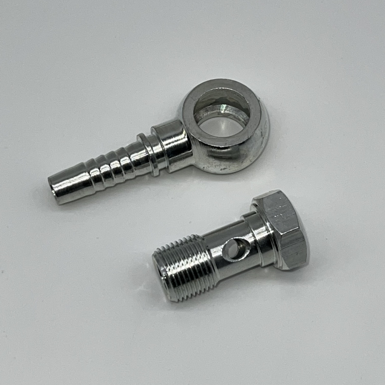 3/8" BSPP X 3/8" ID HOSE BANJO + BOLT | Flowfit