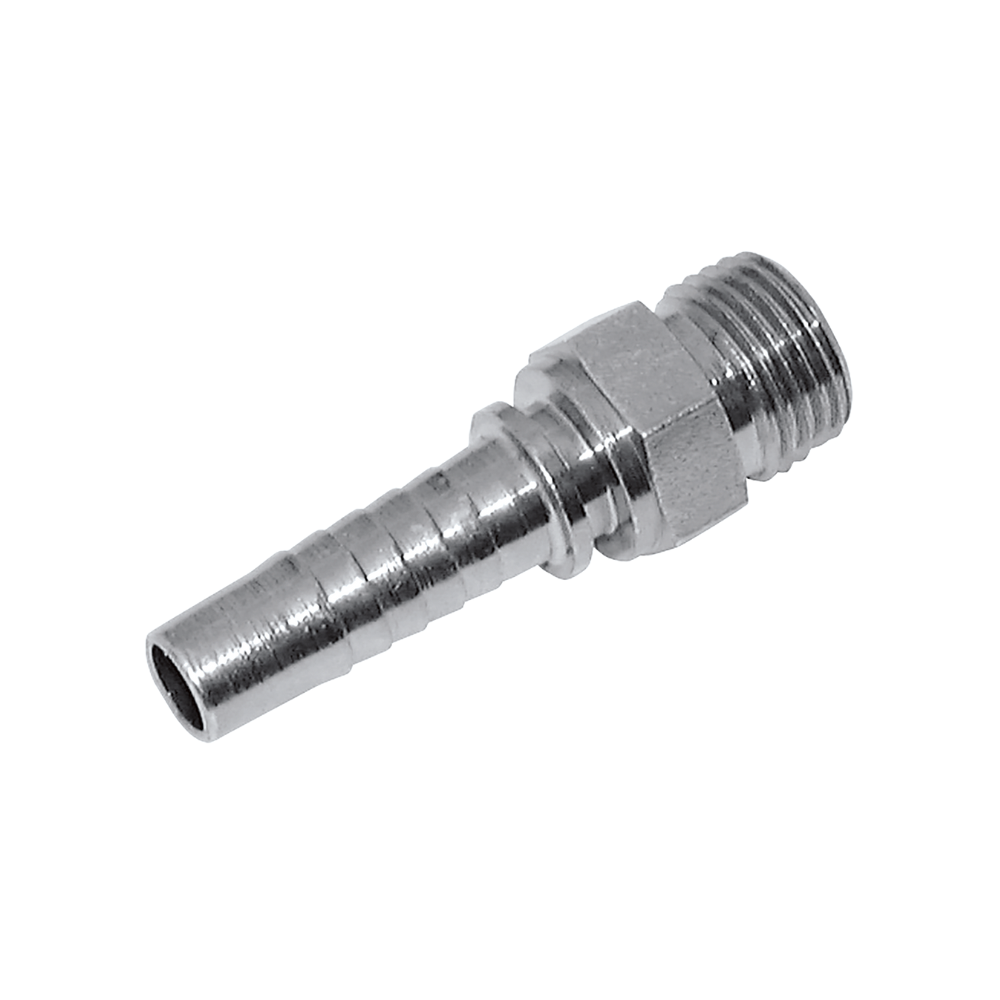 M16 x 1.5 Metric Male Light Duty Straight, To Suit 1/4" Hose ID | Flowfit