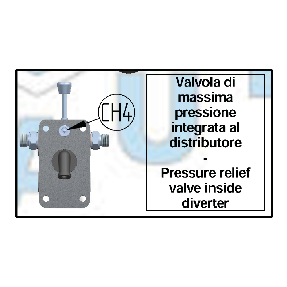 Hydraulic double acting handpump 12.5 cc with double acting changeover ...