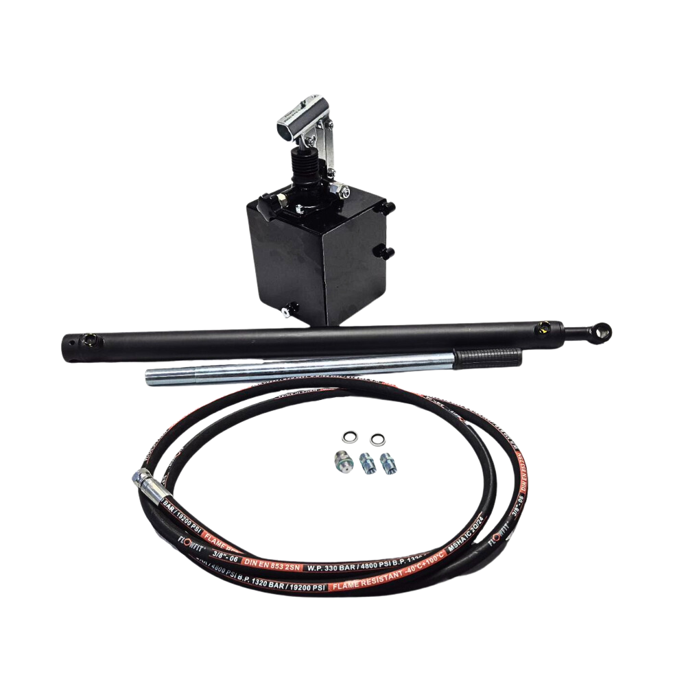 Single acting hydraulic handpump trailer pack to lift, 3.9 tonne 700mm ...