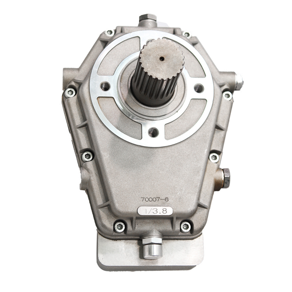 PTO Gearbox 20kW Splined Male/1" 3/8 Male Through Shaft 1:3 Ratio