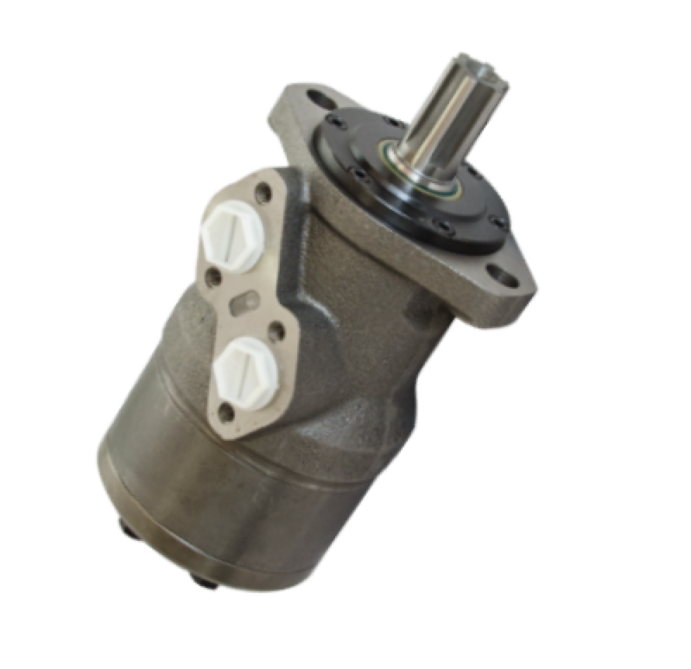 Hydraulic Motor 250 cc/rev SAE 1 inch 6B Splined Shaft, 2 Hole Mount ...