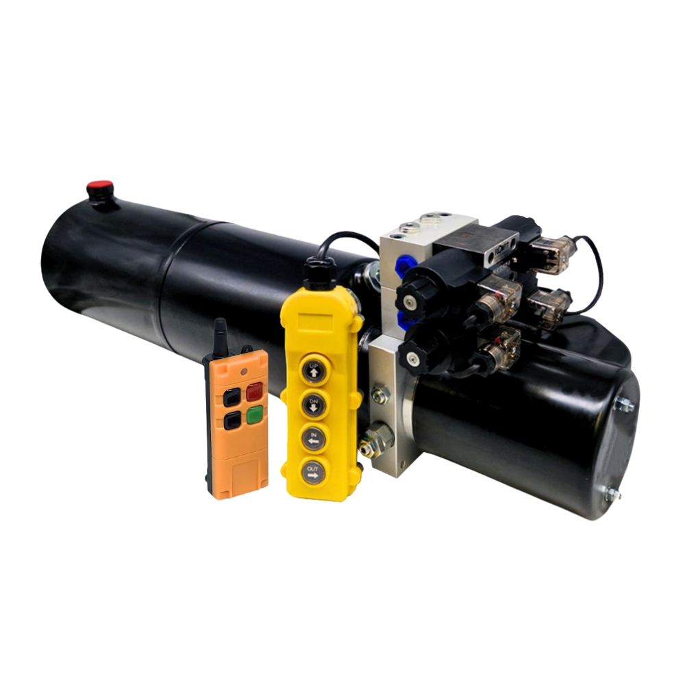 12V DC Double Solenoid Power Pack 15L Tank Wireless Remote | Flowfit