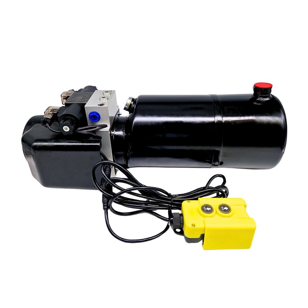 12V DC Double Acting Power Pack 1.6KW 8L Steel Tank