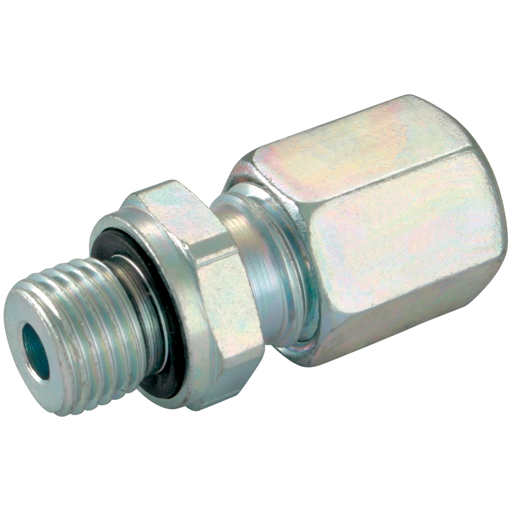 Hydraulic Tube Male Stud Coupling, Form E, Metric, M48 x 2 Metric x ...