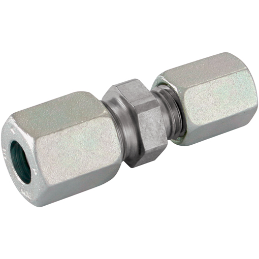 Hydraulic Tube To Tube Coupling, Reducing Coupling, 12mm x 8mm, LD ...