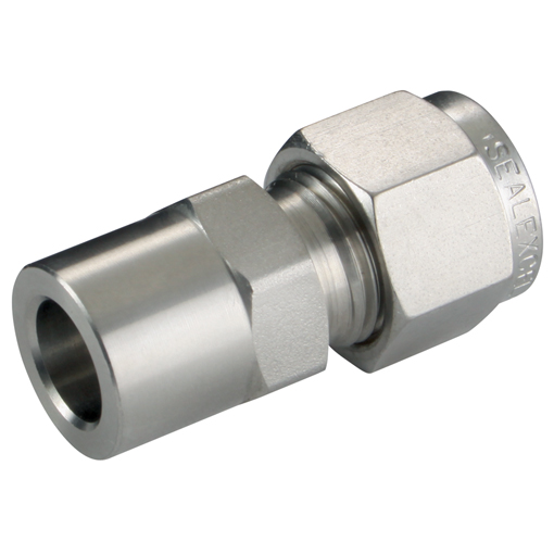 Weld Union, Sockets, Tube x Tube, Tube OD 1" | 316 Stainless Steel Twin ...