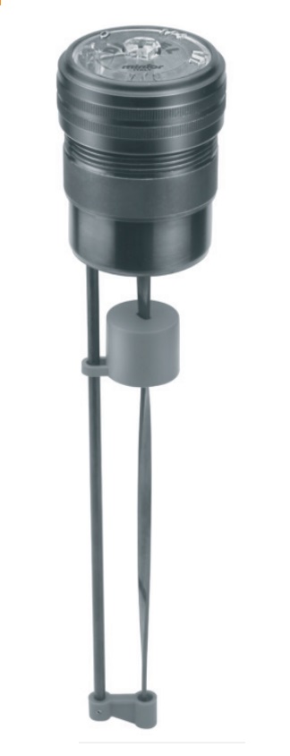 Hydraulic visual level indicator with float system, 60x2 METRIC, L=400 ...
