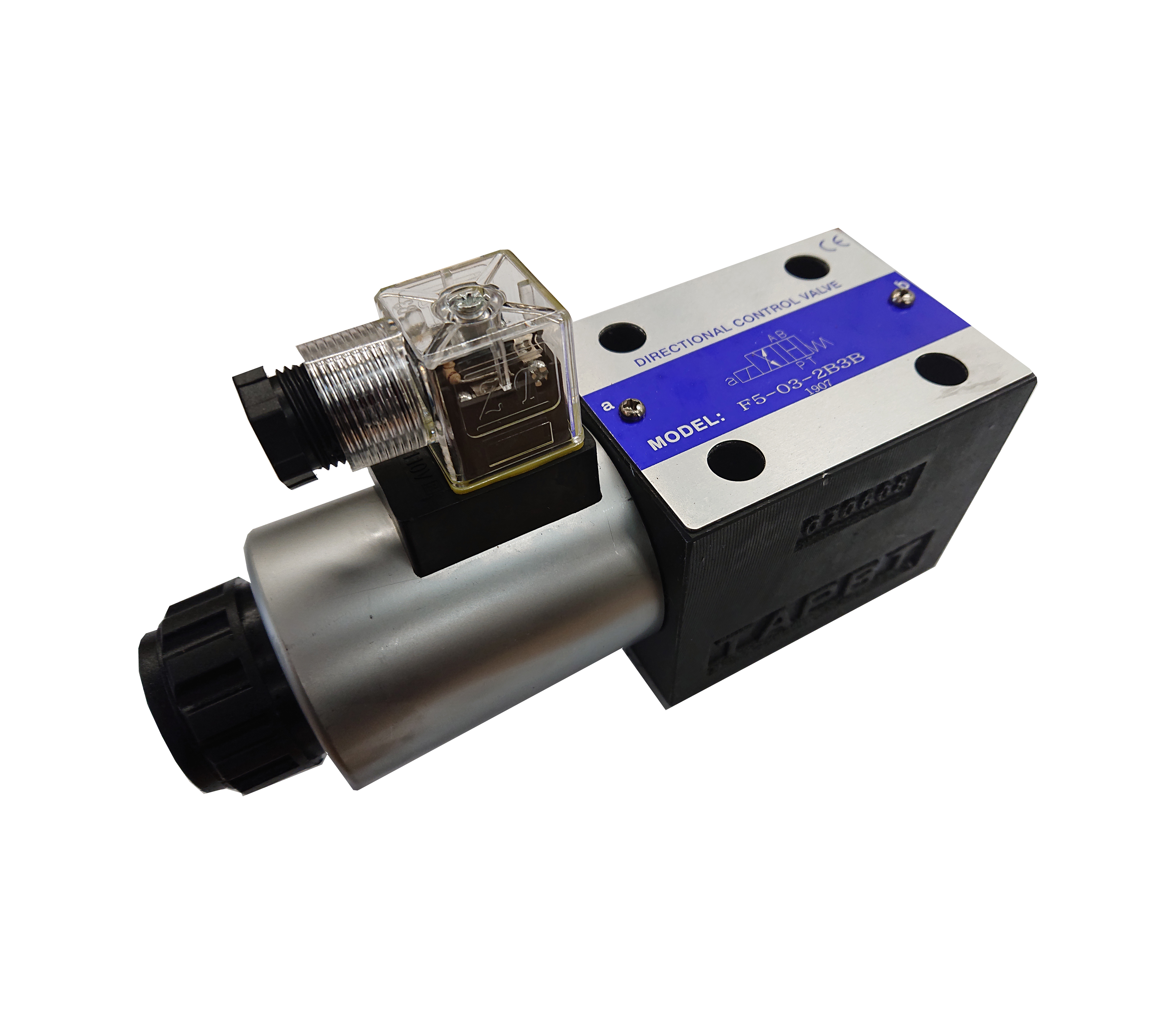 "Cetop 5 NG10 2 Position Solenoid Valve, 24 V DC, 2B3B, Unbranded ...