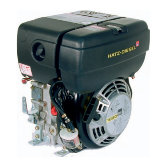Hatz 1B20 4.2 HP diesel engine with recoil start | Flowfit
